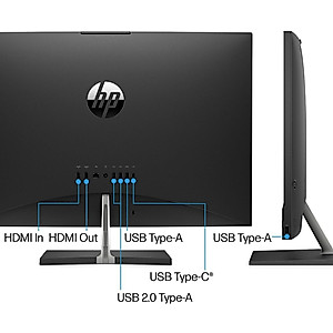 HP Pavilion 27 Touch Desktop 2TB SSD 64GB RAM (Intel 13th gen i7 Processor with 16 cores and Turbo to 4.90GHz, 64 GB RAM, 2 TB SSD, 27-inch FullHD Touchscreen, Win 11) PC Computer All-in-One