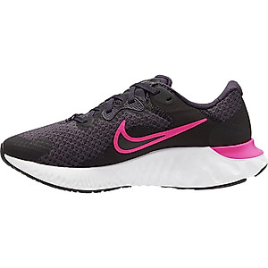 Nike Women Running Shoe, Black Pink, 8.5 US