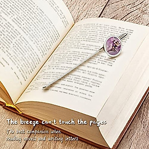 Pin Up Girl Metal Bookmark for Women Men Cute Bookmarker Page Markers for Birthday 1.2"