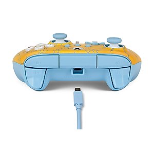 PowerA Enhanced Wired Controller for Xbox Series X|S - Cuphead: Mugman, Gamepad, Wired Video Game Controller, Gaming Controller, Xbox Series X|S - Xbox Series X