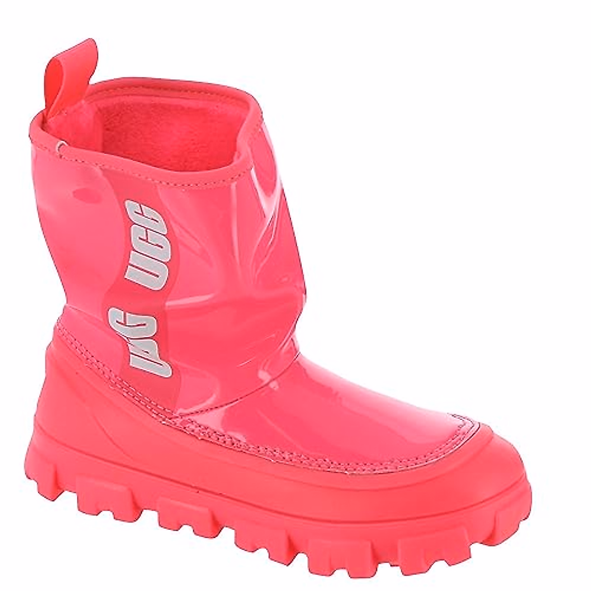 UGG Unisex-Child Classic Brellah Mini Boot, Coral, 2 Little Kid