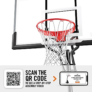 The Ultimate Hybrid, 60" Acrylic, Alum Trim, 3 Piece 3.5" Pole, Screw Jack Lift, Arena Slam Rim, Board Pad