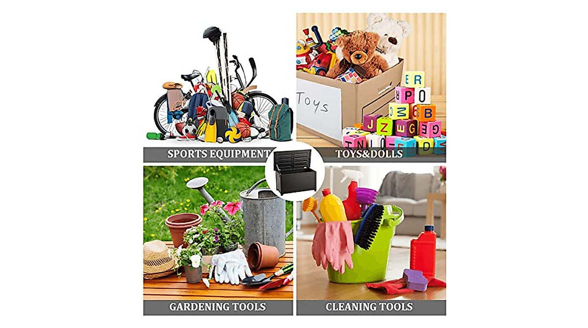 TECSPACE Aluminum Storage Box - Weatherproof Outdoor & Indoor Storage