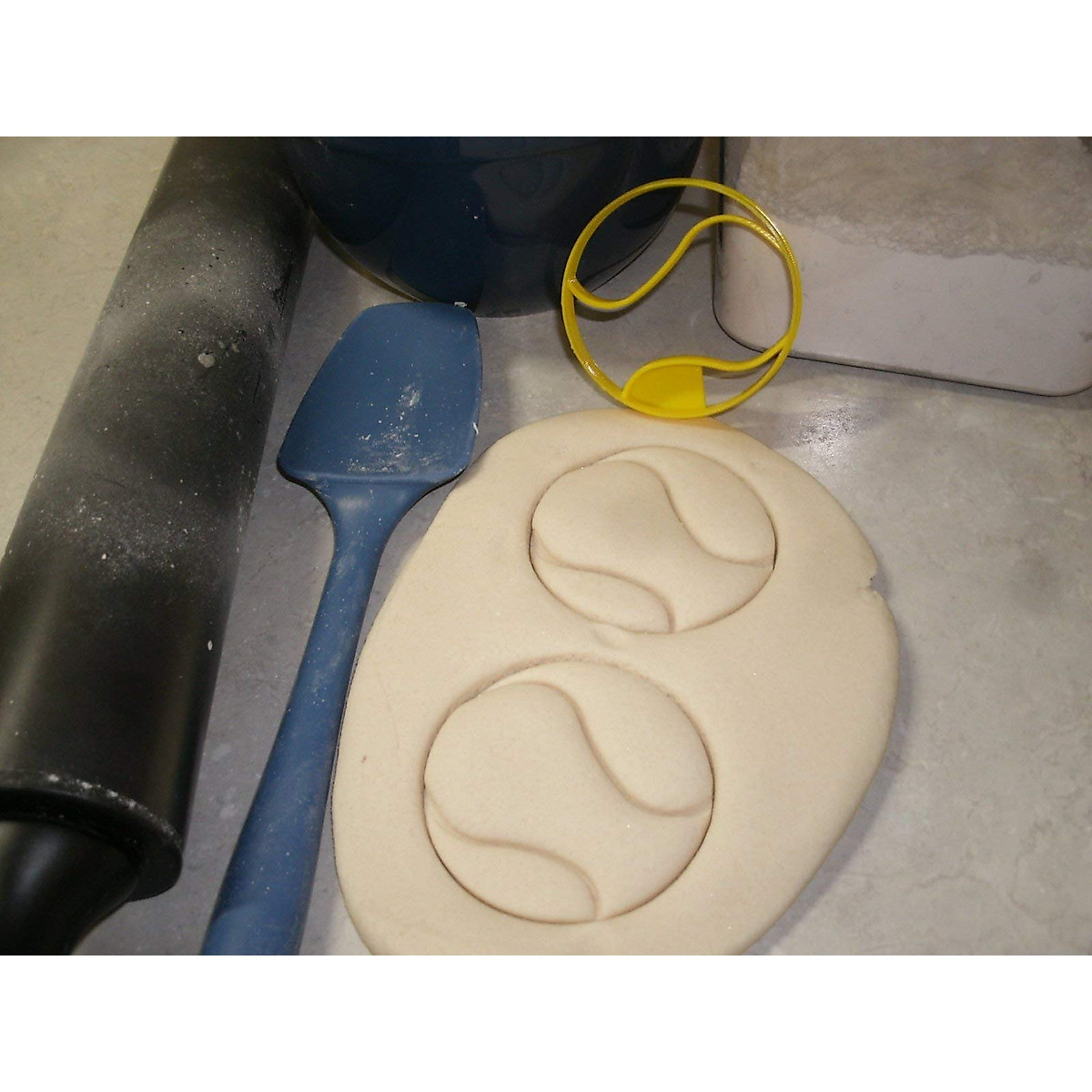 TENNIS BALL RACKET COURT SPORT ATHLETICS SET OF 3 COOKIE CUTTERS MADE IN USA PR1373