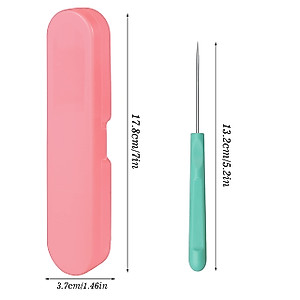 4Pcs 5.2 Inches Sugar Stir Needle, Cookie Scribe Needles Cake Decorating Needle Tool Cookie Decoration Supplies Mother's Day Gifts for Baking Lovers