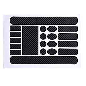 Yosoo Health Gear Bike Chainstay Stickers, Chainstay Protector, Bicycle Chainstay Frame Protector, Bike Protective Tape Guard for Road Bike MTB, Pushchairs, Mountain Bike(Black)