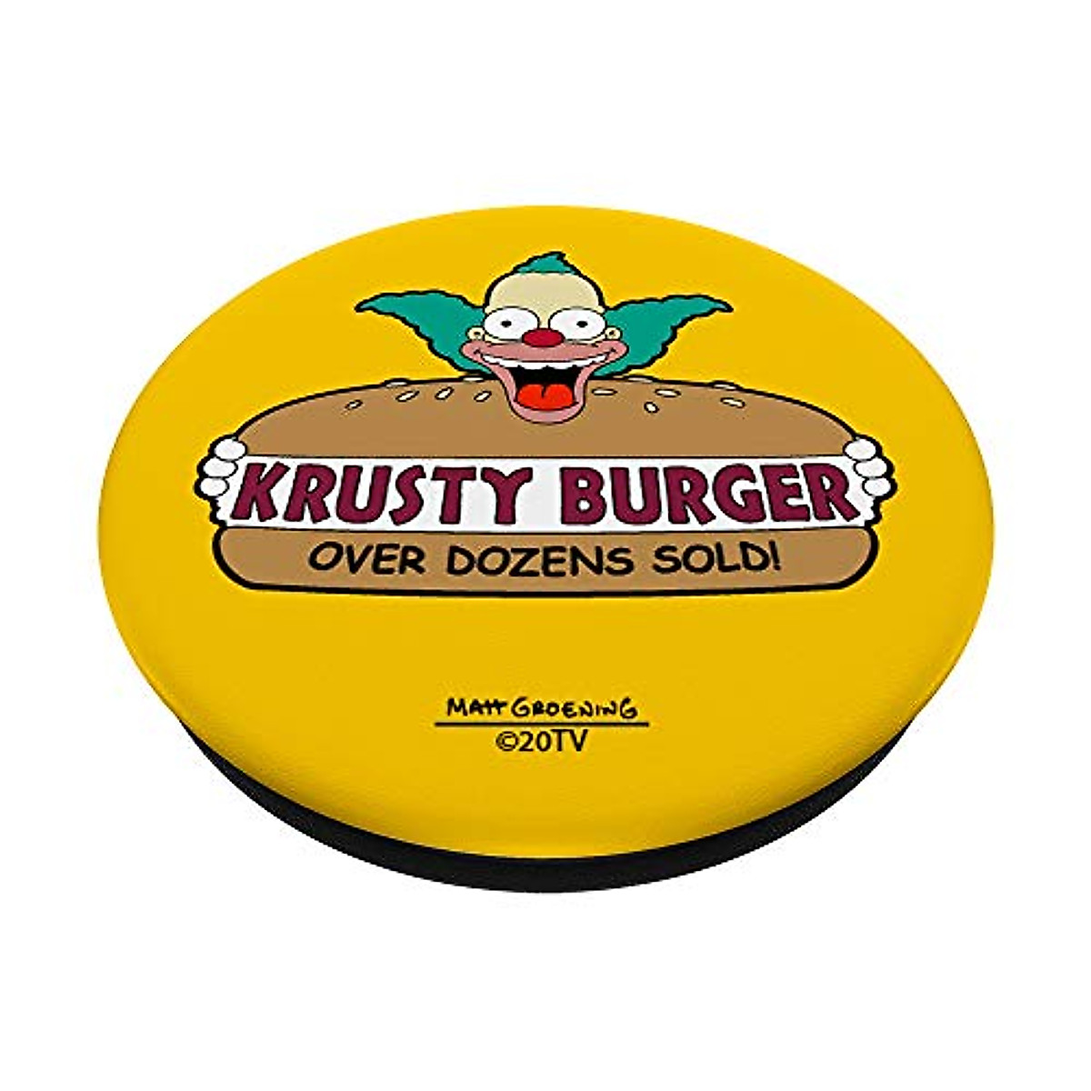 The Simpsons Krusty the Clown Burger PopSockets Swappable PopGrip