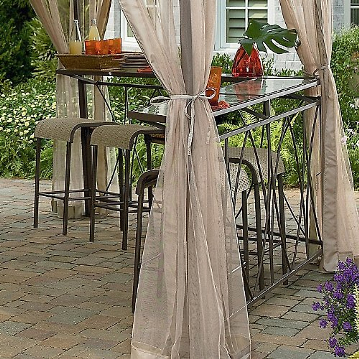 Garden Winds Clayton Hexagon Gazebo Replacement Canopy Top Cover