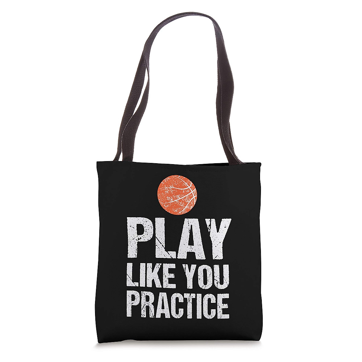 Funny Basketball Coach Gift Coaching Saying Practice Quote Tote Bag
