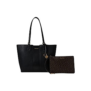 Calvin Klein Bubble Lamb Mini Tote Black/Gold One Size