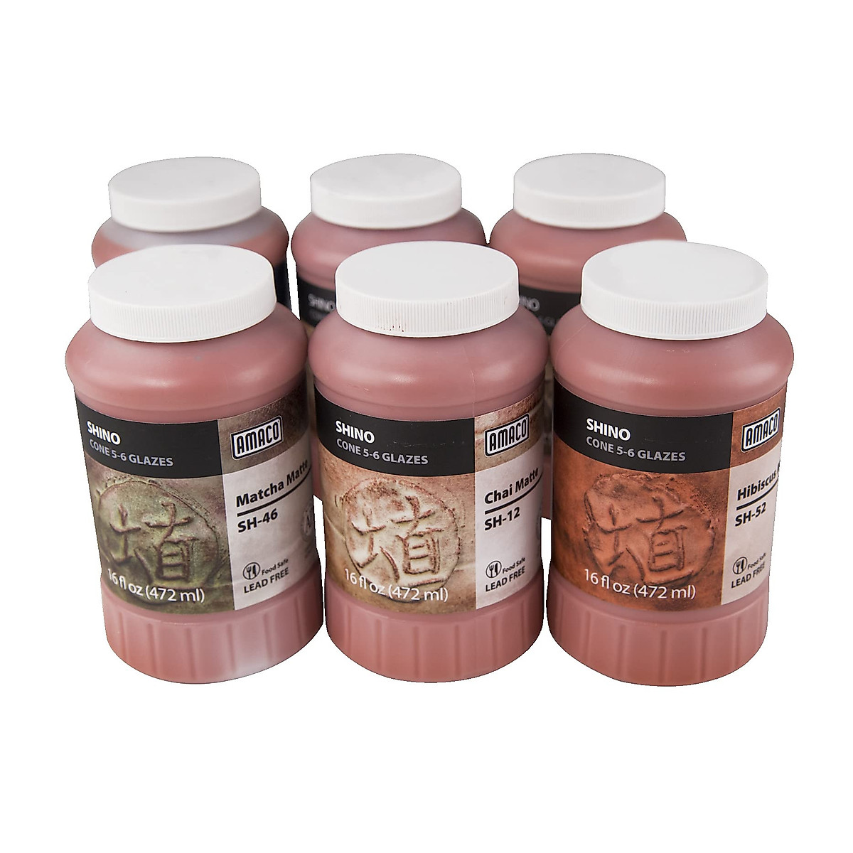 AMACO Shino High Fire Gloss Glaze Class Pack