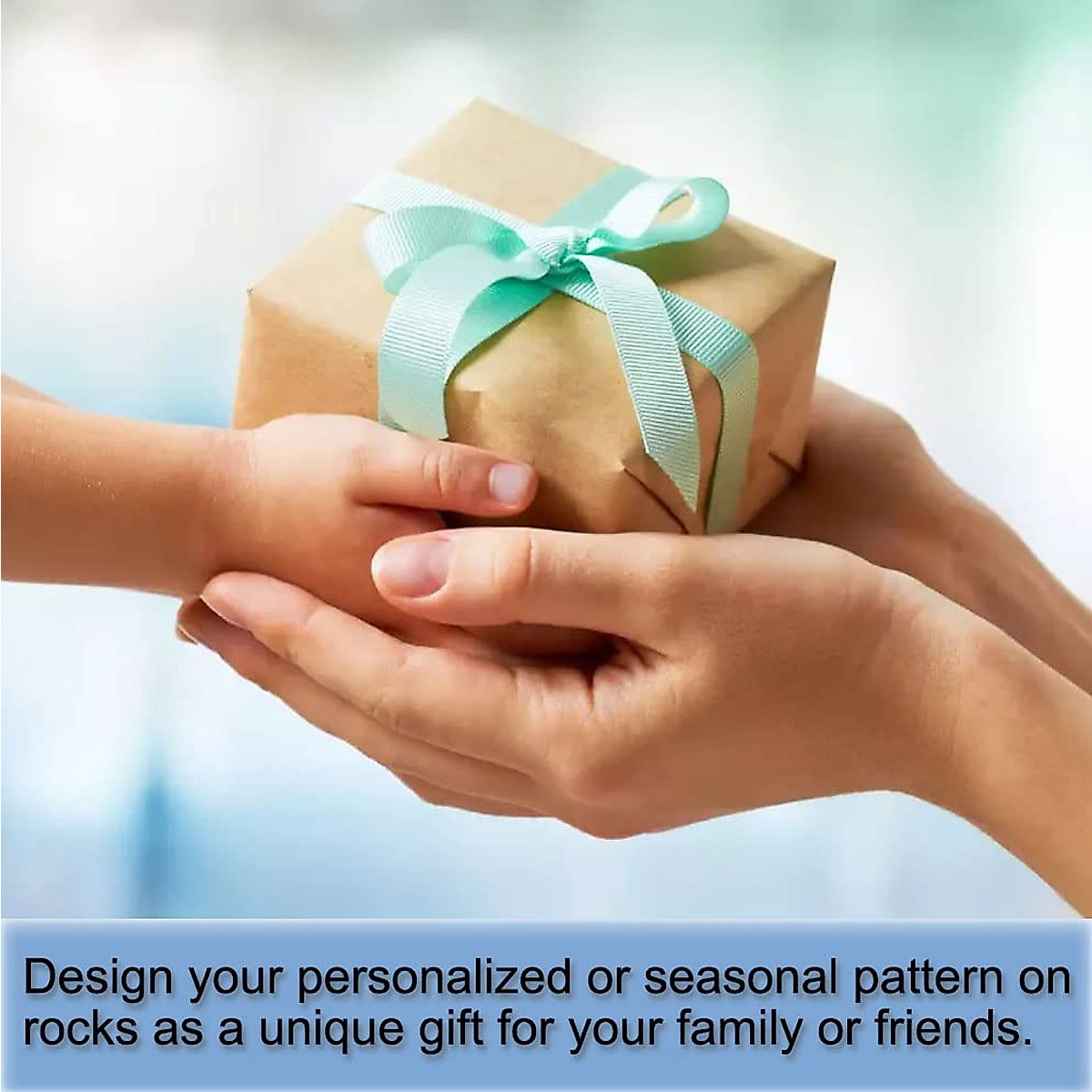 DECORKEY 24PCS River Rocks for Painting, DIY & Smooth Kindness, Rocks for Arts, Naturally Stone, 2-3inches 5.5 Pounds Perfect for Kids Party,Crafts, and Decoration