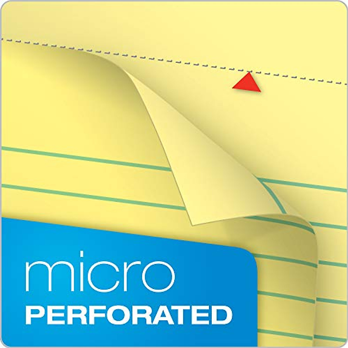 TOPS Docket Writing Tablet, Top Wirebound, 8-1/2 x 11-3/4 Inches, Canary, Legal/Wide Rule, 70 Sheets per Pad, 3 Pads per Pack (63623)