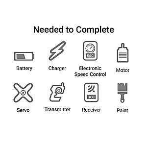 Losi 1/16 Mini-B Pro 2 Wheel Drive Buggy Roller LOS01025 Cars Electric Kit Other