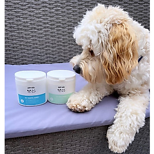 Dental Finger Wipes with Spearmint Oil for Dogs & Cats. Removes Plaque & Tartar, Care for Gums & No Rinsing Required.
