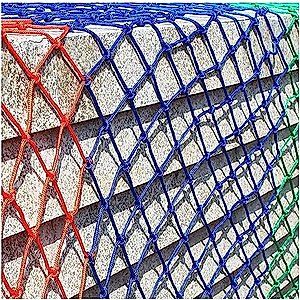 EkiDaz HXRW Rope Net Outdoor Climbing Frame Net for Kids Climbing Cargo Net Colorful Decorative Protective Netting Rope Ladder Net Playground Sets for Backyards (Size : 3 * 5m(9.9 * 15.15ft))