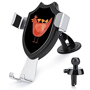 Hen Chicks Car Phone Holder Mount Universal Cellphone Vent Clamp for Dashboard Windshield Stand