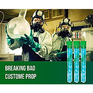 Cool TV Props Breaking Bad Gifts – Blue Rock Candy Prop for Jesse Pinkman, Walter White Costume – TV Show Accessories Pack of 3