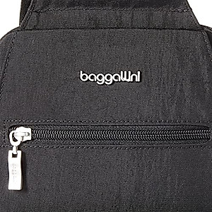 Baggallini Womens All Day Sling shoulder handbags, Black, One Size US