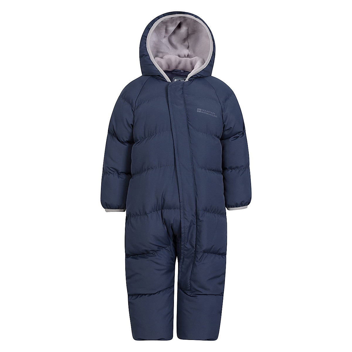 Mountain Warehouse Frosty Toddler Padded Suit - Fleece Lined Snowsuit Navy 12-18 Months