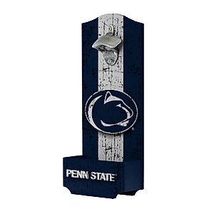 FOCO Penn State Nittany Lions NCAA Wooden Bottle Cap Opener Sign