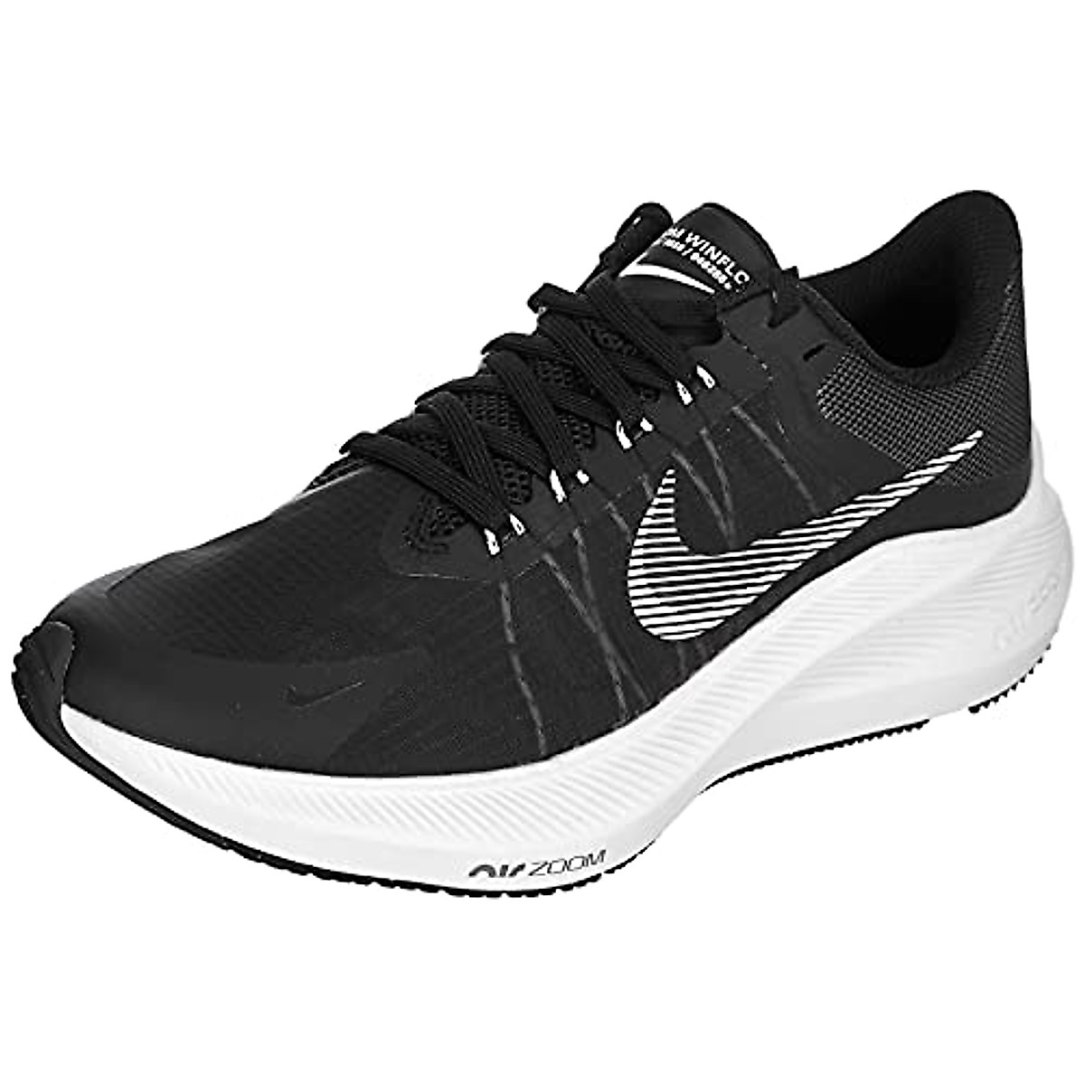 Nike Women's Winflo 8 Running Shoes, Black, 9