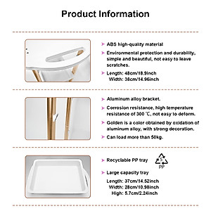 Beauty Salon Furniture Trolley Spa Styling Pedestal Rolling Cart 4 Shelf Abs Aluminum Elitzia ETTRO5