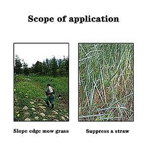 MOOKEENONE 1 x Trimmer Blade, Alloy Lawn Mower Garden Grass Trimmer Blade Weed Head