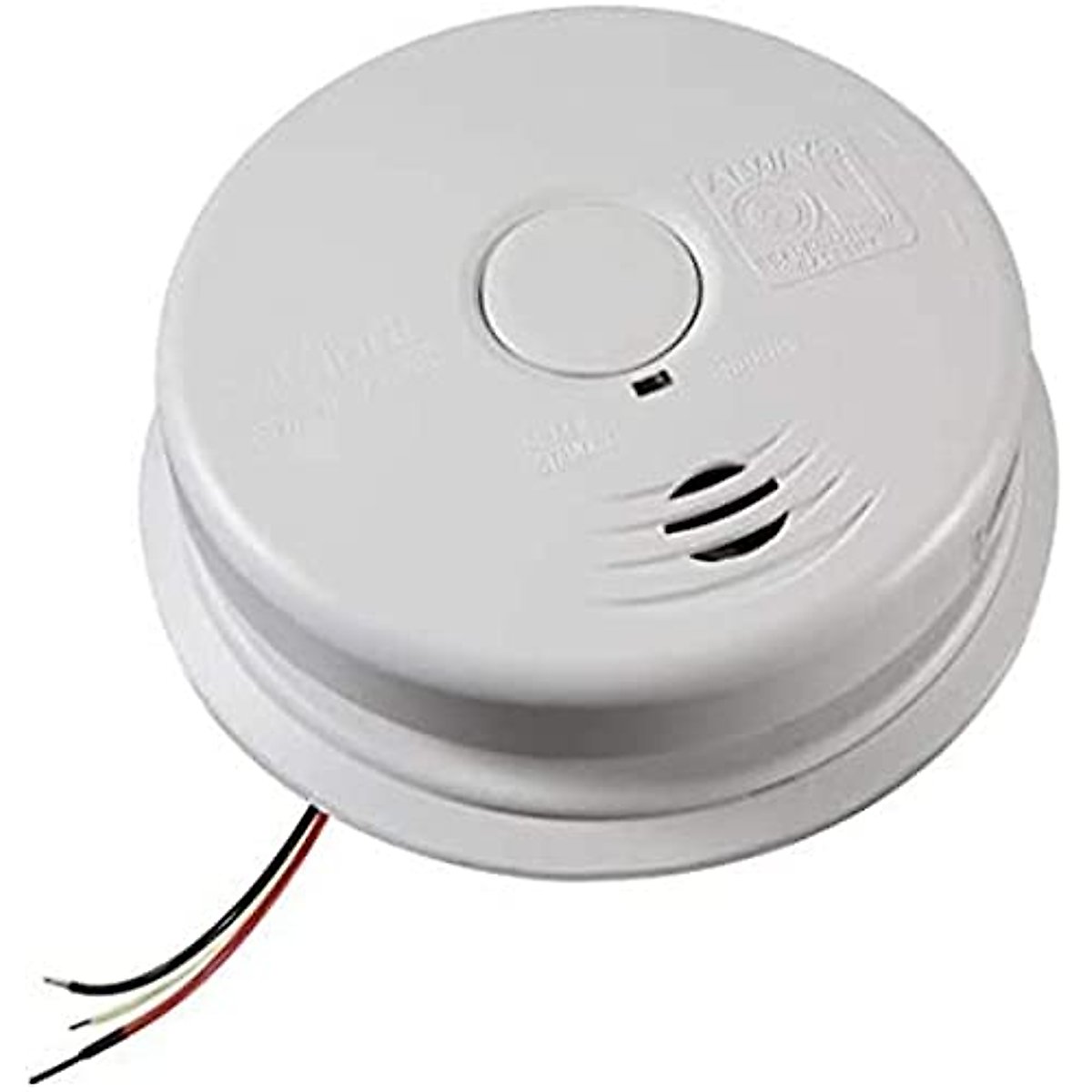 Kidde Hardwired Smoke Detector, 10-Year Battery Backup, Interconnect, Test-Silence Button