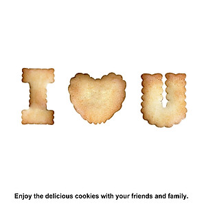 Valentine’s Day Cookie Cutter Set 3 Piece, Large Wedding Cookie Cutters with Hand Protection, Heavy Duty Stainless Steel Baking Pastry Set for Decorating