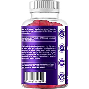 Vitamatic Melatonin 20mg Gummies for Adults, 30 Servings - 60 Vegetarian Gummies - Non-Habit Forming Supplement (60 Gummies (Pack of 2))