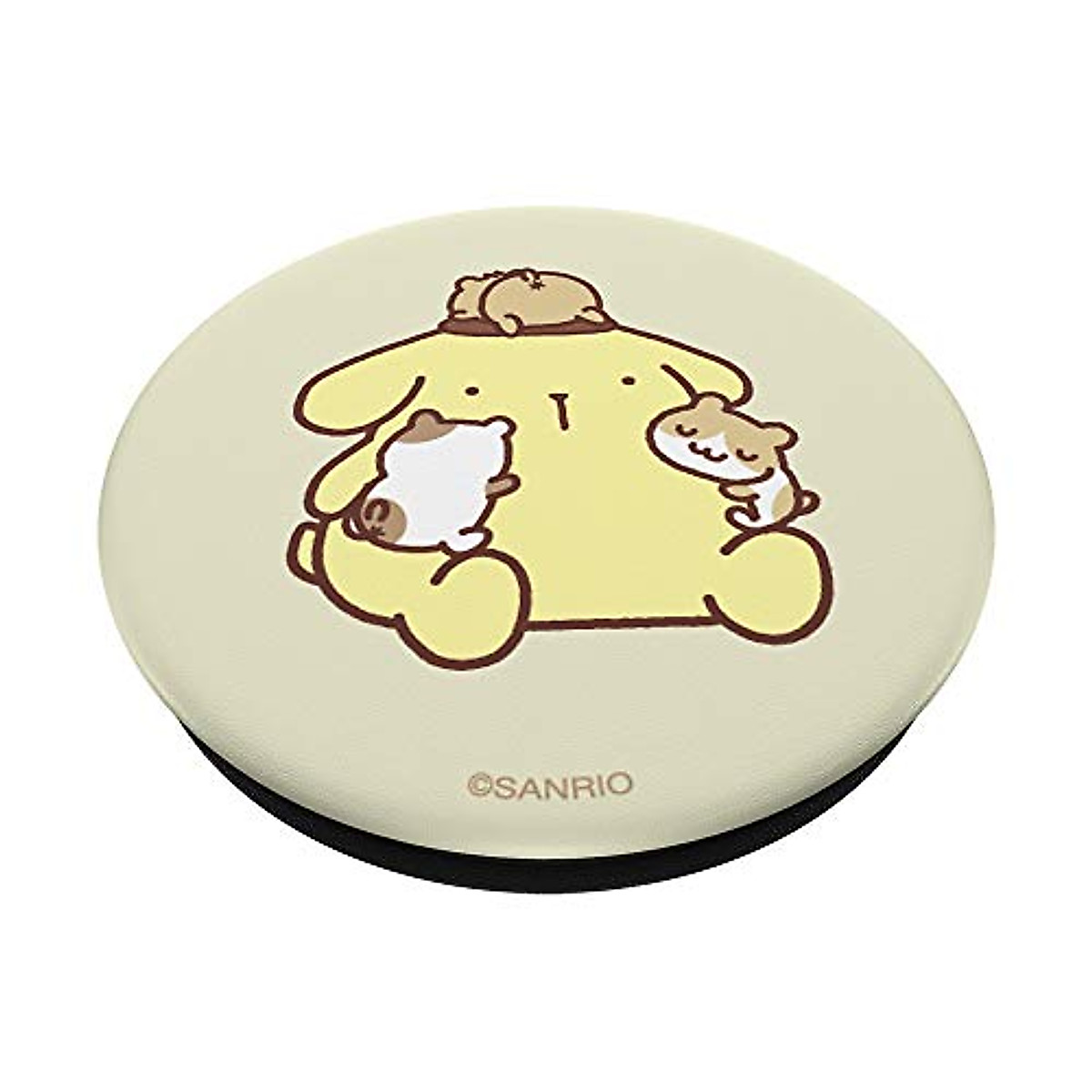 Pompompurin Hugging Hamsters PopSockets PopGrip: Swappable Grip for Phones & Tablets