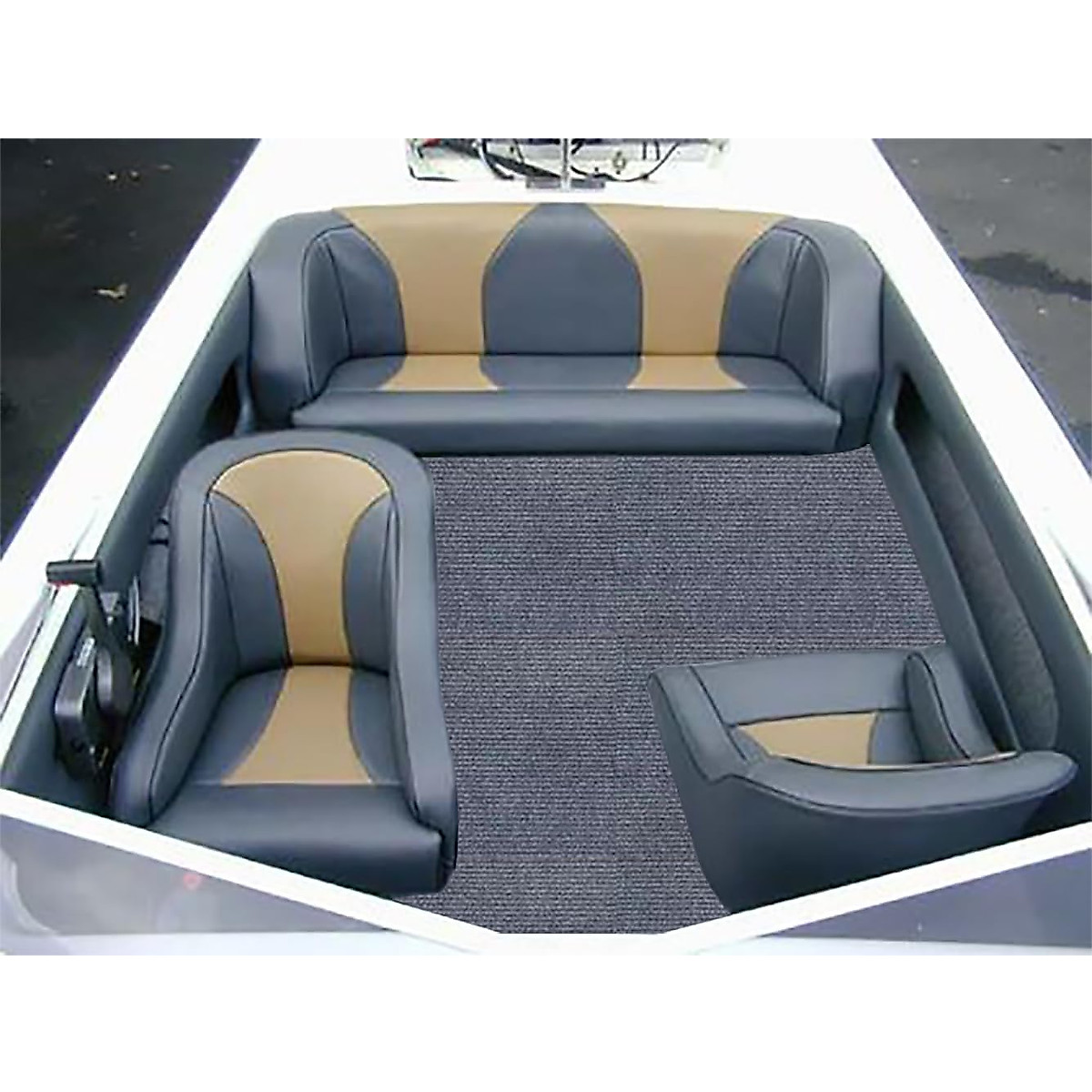 AEHISDHIE Boat Carpet, Self-Adhesive 1.9 ft x 7.8 ft Marine Carpet, Waterproof Carpet for Boats, Marine Carpet for Boats,Cuttable Easy to Clean, Suitable for Outdoor, Passageway, Indoor