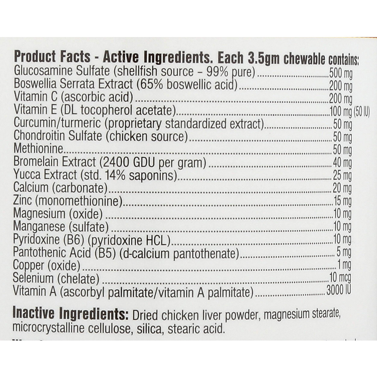 Ark Lighting NATURALS Joint Rescue Super Strength Chews (90 Count), (700542)