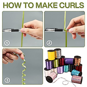 PartyWoo Green Ribbon - 500 Yard Curling Ribbon for Crafts, Balloon String, Gift Wrapping, Florist Flowers (1 Roll)