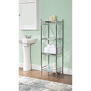 Linon Shelf, Chrome