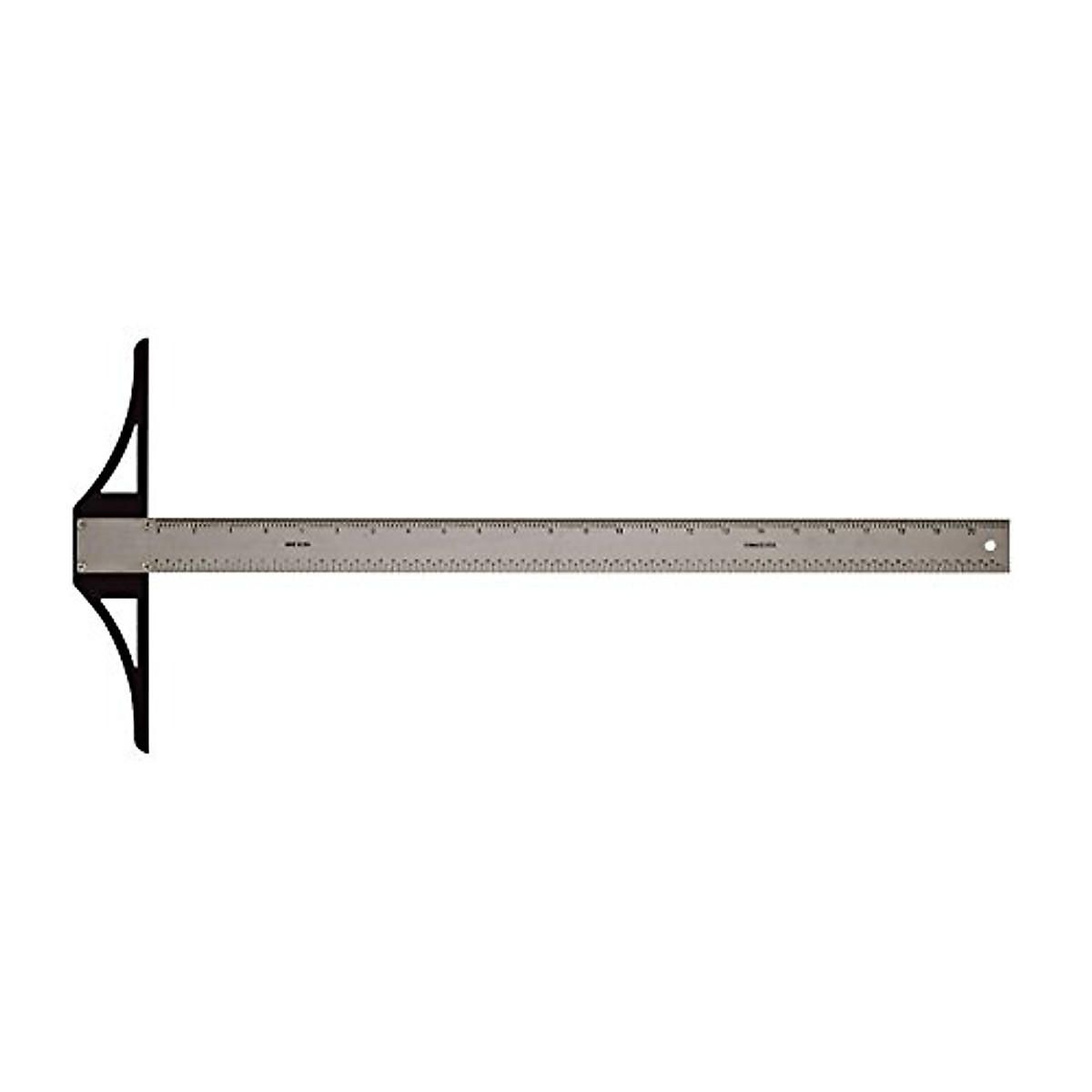 ALVIN SST24 Stainless Steel Professional Graduated T-Square, Drawing and Design Tool, Great for Carpentry, Drafting, Architecture, Engineering, and Art - 24 Inch