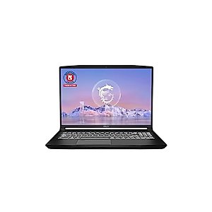 MSI Creator M16 Laptop: Intel Core i7-13620H, GeForce RTX 4060, 16" QHD+, 64GB DDR5, 1TB NVMe SSD, LayFlat, Type C, Cooler Boost 5, Win 11 Pro: Black B13VF-1011US