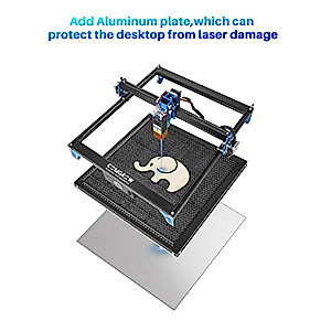 Comgrow Honeycomb Laser Bed 400mm x 400mm with Aluminum Plate for CO2 Diode Laser Engraver Cutting Machine,Laser Engraving Cutter Iron Honeycomb Working Panel