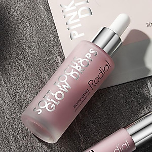 Rodial Soft Focus Glow Booster Drops 1.05 fl oz, Illuminating Skin Serum with Glycerin and Antioxidants, Perfectioning and Smoothing Dewy Makeup Base, Weightless Formula