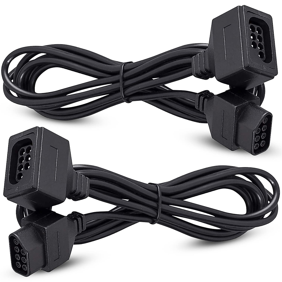 NES controller extension cable 6 Feet – (1.8m) Cord compatible for Nintendo NES controllers and NES Console by EVORETRO