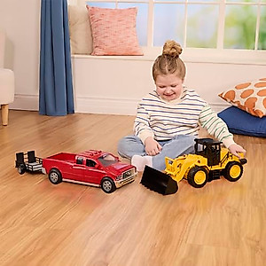 Driven by Battat – Midrange 1:16 Scale – Bulldozer Toy – Construction Truck Toy with Realistic Engine Sound & Multiple Moving Parts – Car Toy Gift for Boys & Girls Age 3+