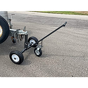 Tow Tuff TMD-800C Adjustable Trailer Dolly with Caster Wheels, Standard, Gray
