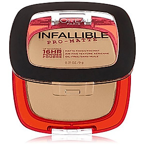 L'Oréal Paris Infallible Pro-Matte Powder, Natural Beige, 0.31 oz.
