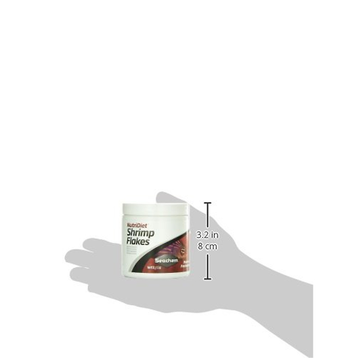 Seachem NutriDiet Shrimp Flakes - Probiotic Fish Food Formula with GarlicGuard 30g/1oz