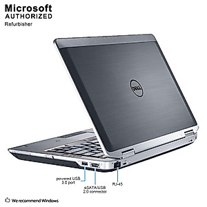 Dell Latitude E6330 13' Notebook PC - Intel Core i5-3320M 2.6GHz 8GB 320GB DVDRW Windows 10 Professional (Renewed)