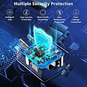 【MFi Certified】iPhone 15 Charger Fast Charging, KYOHAYA 2Pack PD 20W USB-C Power Type-C Wall Charger Adapter + 10FT Long USB-C to USB-C Cable for iPhone 15/15 Plus/15 Pro/15 Pro Max, iPad Pro/Air/Mini