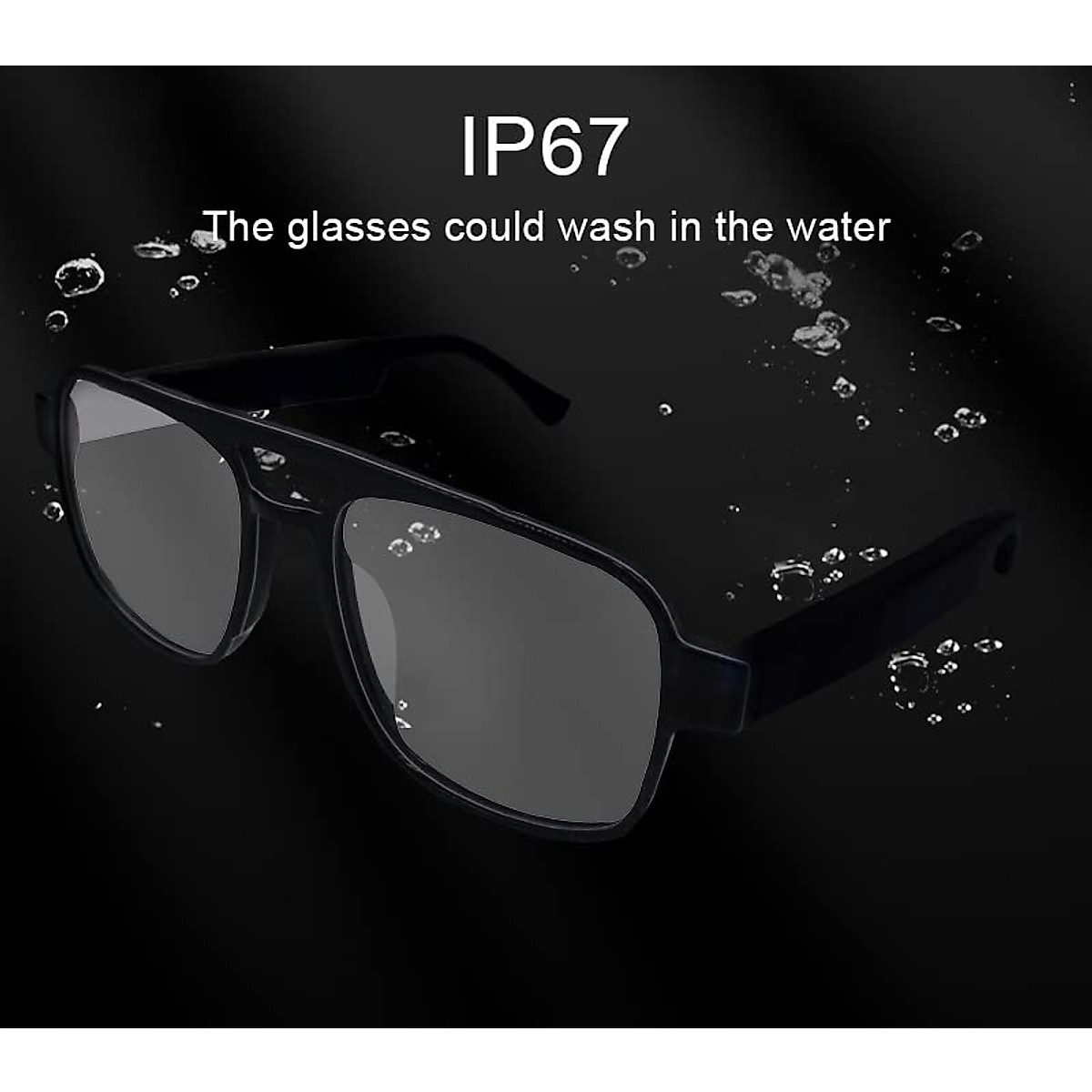 Smart Glasses Infrared Sensor Privacy Protection Noise Reduction Call Music Intelligent Interaction Waterproof Dustproof Personalized Headset