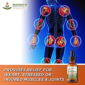 Restorative Botanicals Ultra High Strength Hemp Oil - 5000mg Mandarin Orange Flavor (2 oz - 120 Servings)