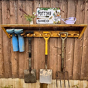AMELIA SHARPE Potting shed Garden Tools tin Sign Garden Decorative Metal Signs Home Garden Farm Vintage Signs 8x12 inch